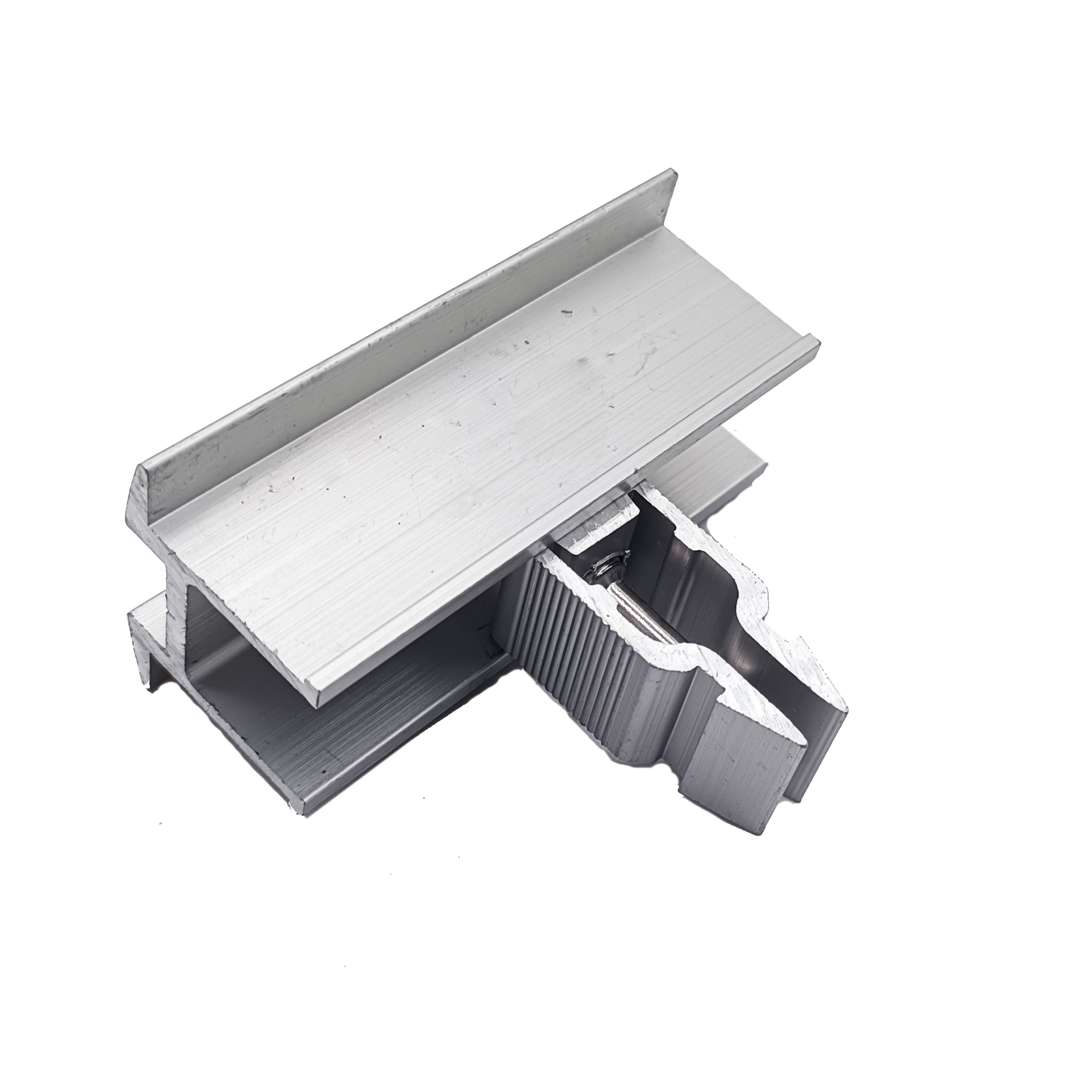 Aluminum Solar Mounting System Accessories Solar Panel End And Mid ...